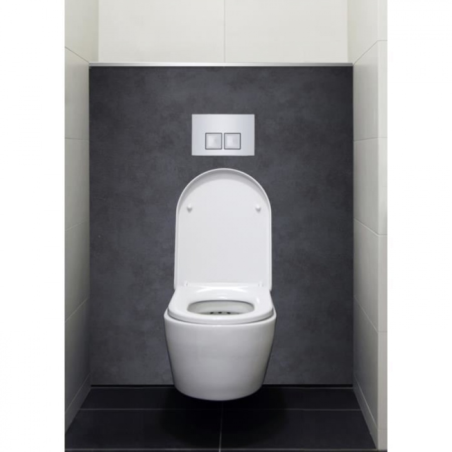 Habillage décoratif Bâti WC DECOFAST Cosy Béton Ciré | 400705 | LAZER